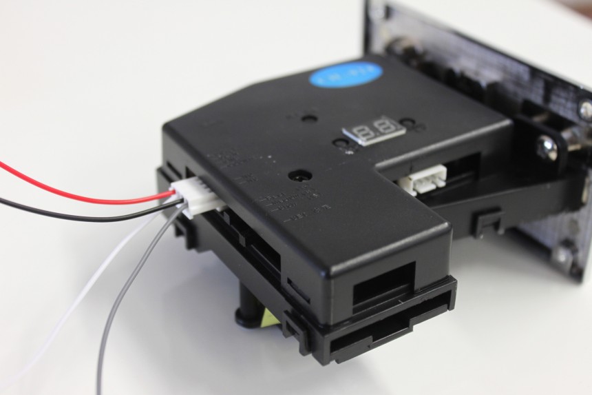 Prototype – Coin Acceptor – Red Paper Heart